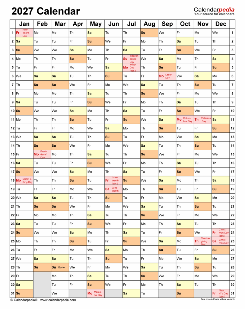 Free Printable Pocket Calendar 2027 - calendar.sorteasport.com