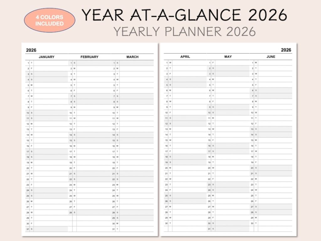 2026 Calendar Planner Printable - calendar.sorteasport.com