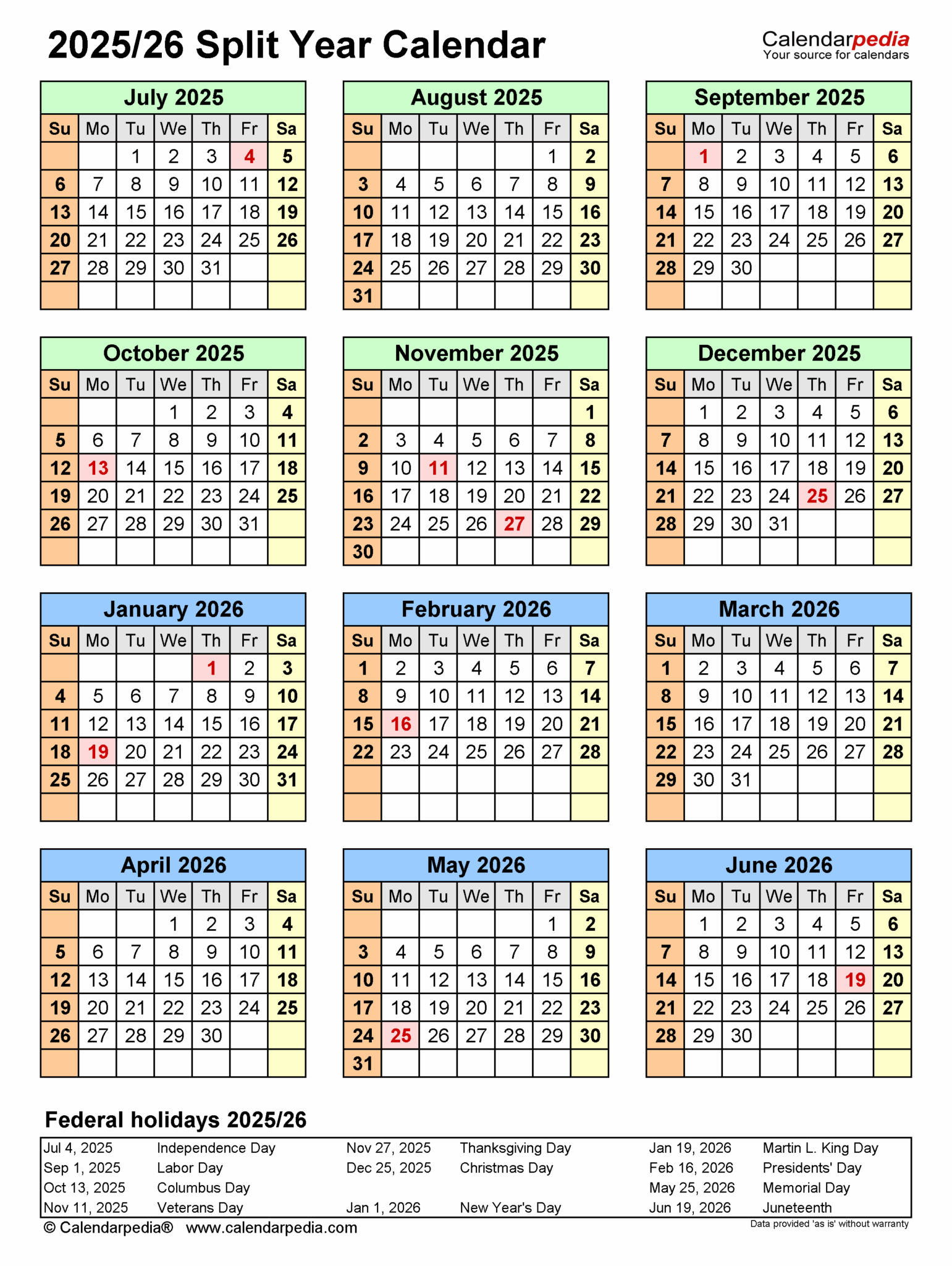 General Blue Printable Calendar 2026 - calendar.sorteasport.com
